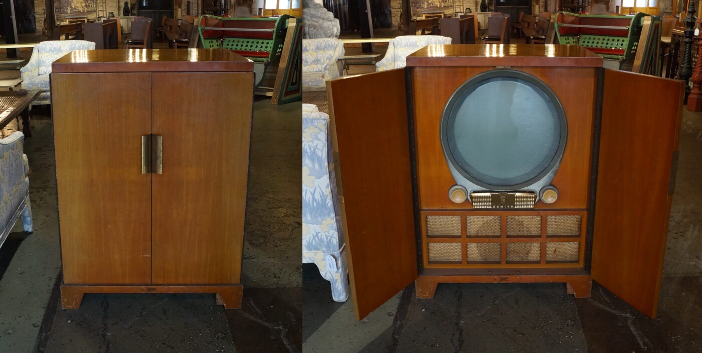 Zenith Irving Porthole TV Cabinet – Salvage One